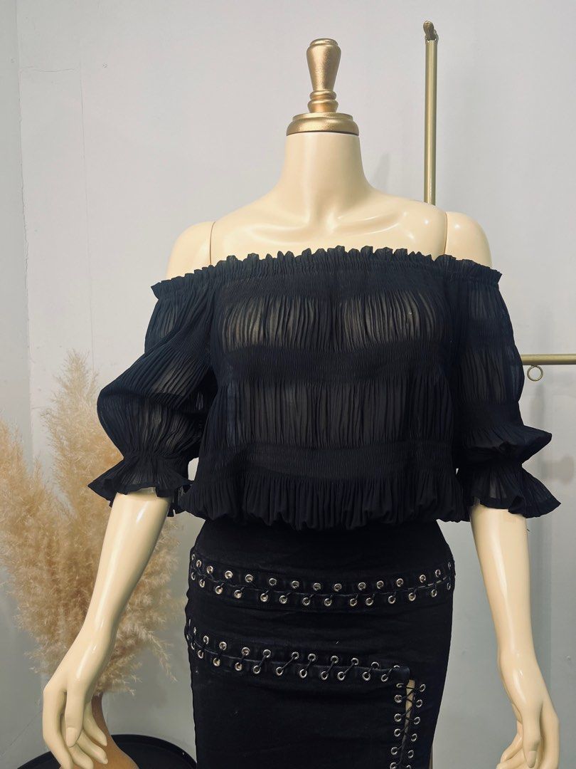 See through classy, Women's Fashion, Tops, Blouses on Carousell