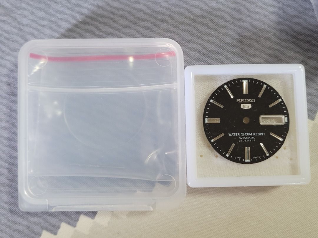 Seiko SNKE01K1 Explorer Black Dial Modded Full Set, Men's Fashion ...