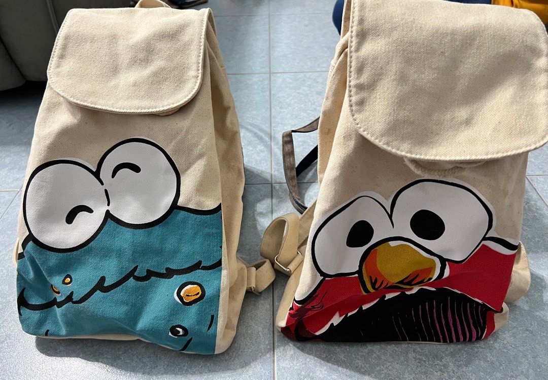 Sesame Street Backpack, Women's Fashion, Bags & Wallets, Backpacks on ...