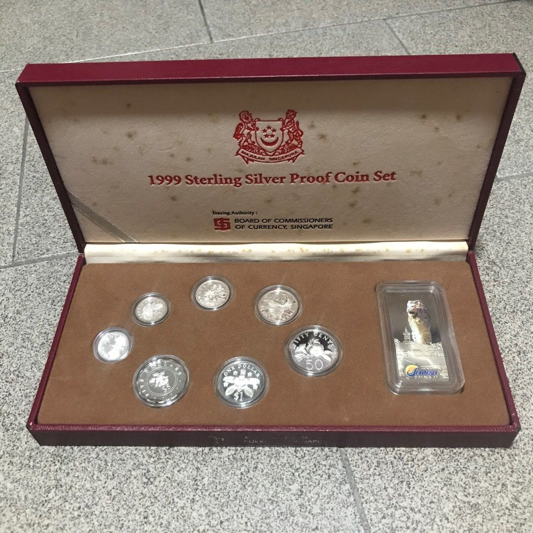 SG Sterling Silver Coin Proof Set 1996 - 2004, Hobbies & Toys ...