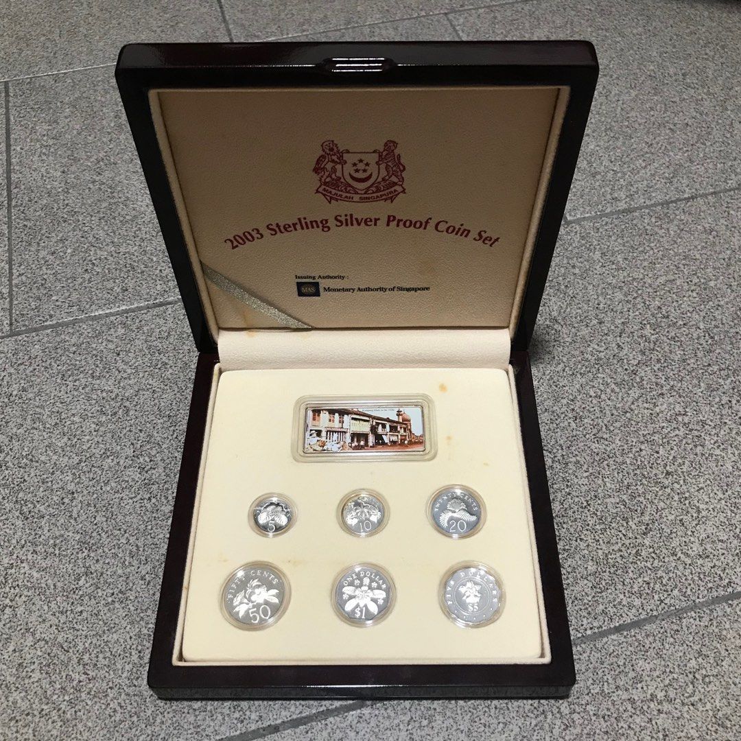 SG Sterling Silver Coin Proof Set 1996 - 2004, Hobbies & Toys ...
