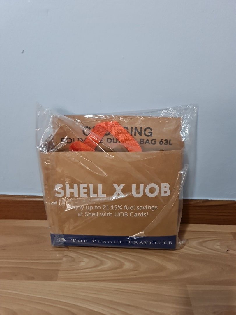 Shell x UOB bags, Hobbies & Toys, Travel, Travel Essentials ...
