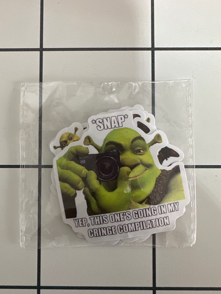 Shrek Stickers, Hobbies & Toys, Stationery & Craft, Art & Prints on ...