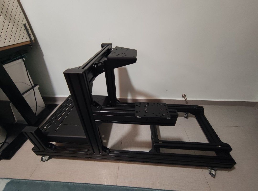 Sim Lab GT1-EVO GT1 EVO Sim Racing Cockpit + Castor Wheel Set, Video ...