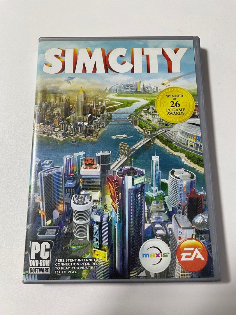 Simcity PC Game, Video Gaming, Video Games, Others on Carousell