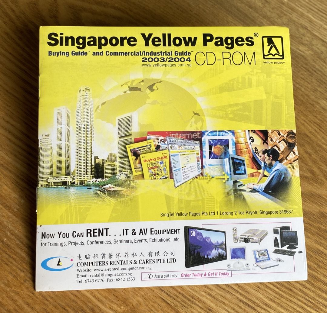 SingTel Yellow Pages (2003/2004 edition), Hobbies & Toys, Music & Media ...