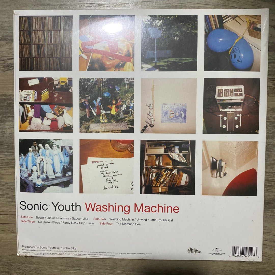 Sonic Youth - Washing Machine (vinyl), Hobbies & Toys, Music & Media ...