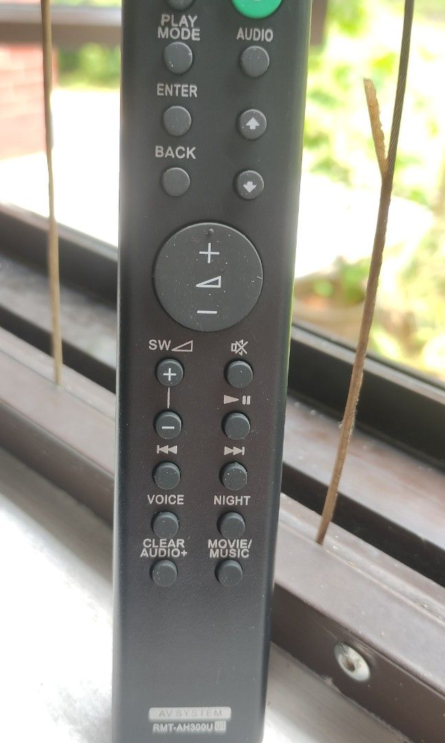 Sony Soundbar remote control RTM-AH300U, Audio, Soundbars, Speakers ...