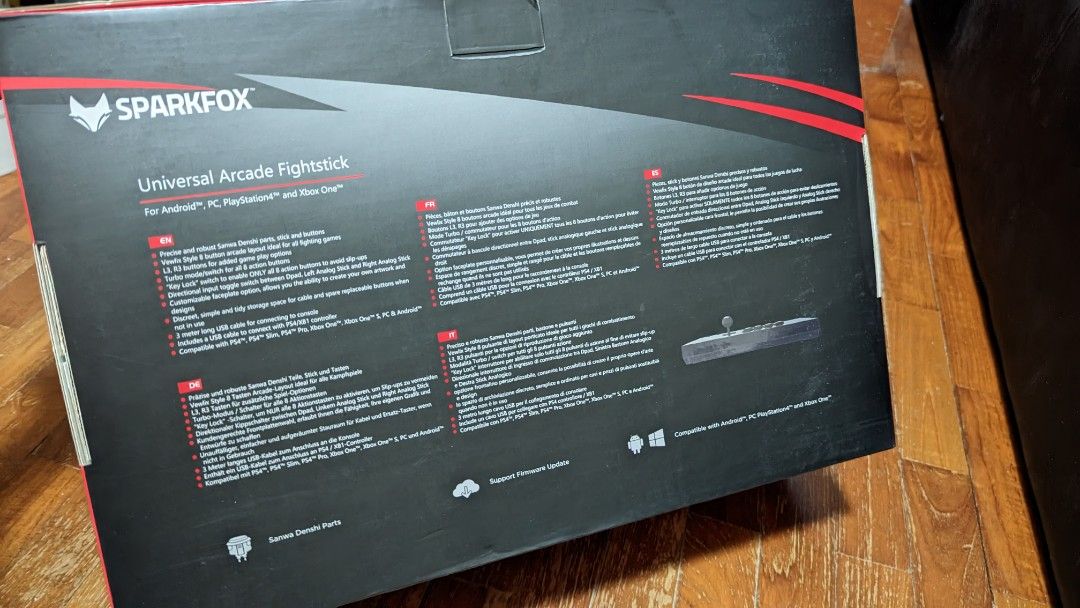 Sparkfox Universal Arcade Fightstick, Video Gaming, Gaming Accessories ...