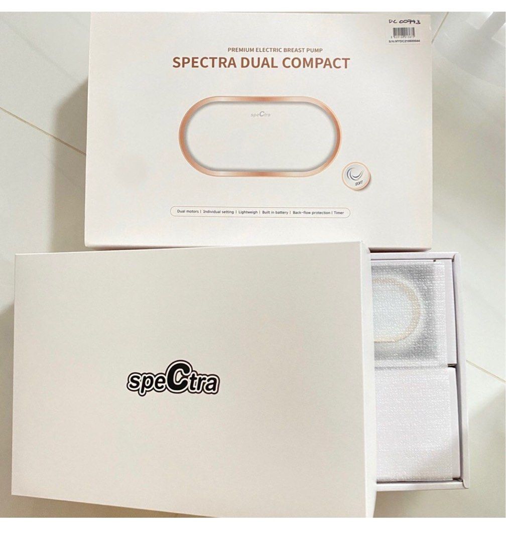 Spectra dual compact portable breast pump, Babies & Kids, Nursing ...