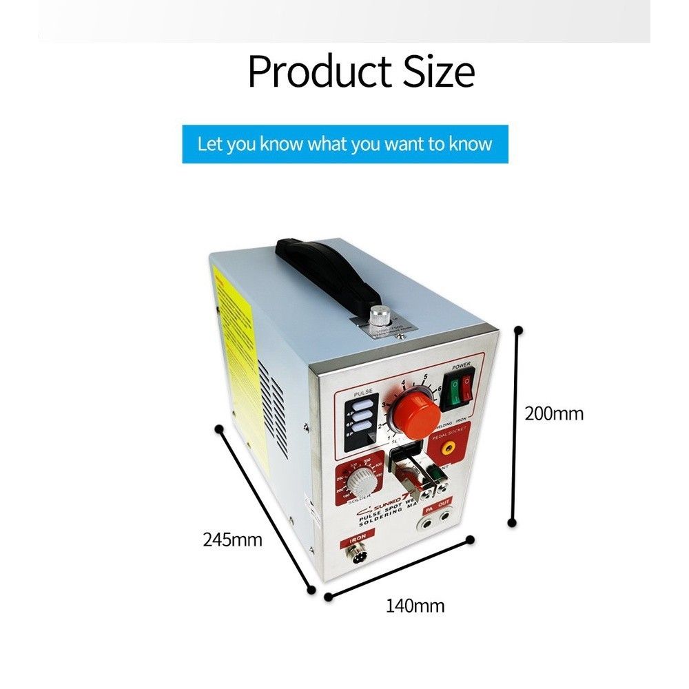 Spot welder SUNKKO 709AD with 70B movable spot welding pen, TV & Home ...