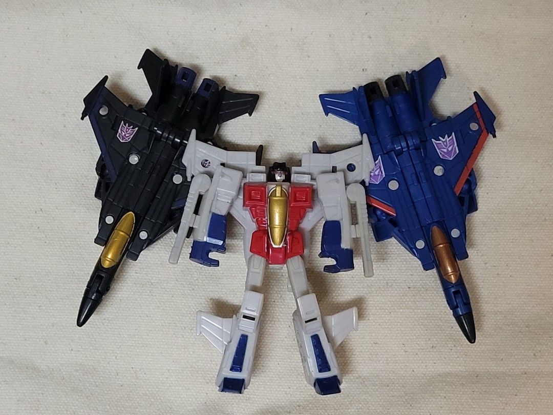 變形金剛/Starscream, Skyward, Thundercracker“官方小比例”, 興趣及遊戲, 玩具 & 遊戲類 ...