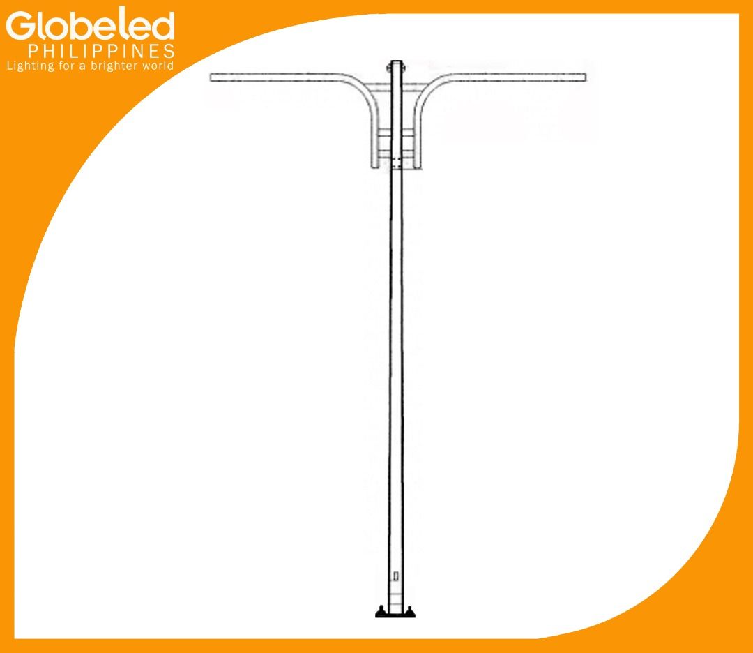 Street Light Lamp Post Single/Double Arm, Commercial & Industrial ...