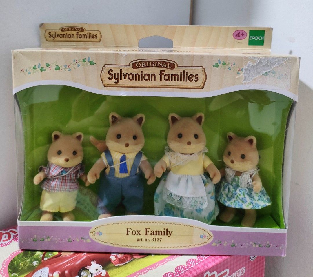 Sylvanian Families Fox Family, Hobbies & Toys, Toys & Games on Carousell