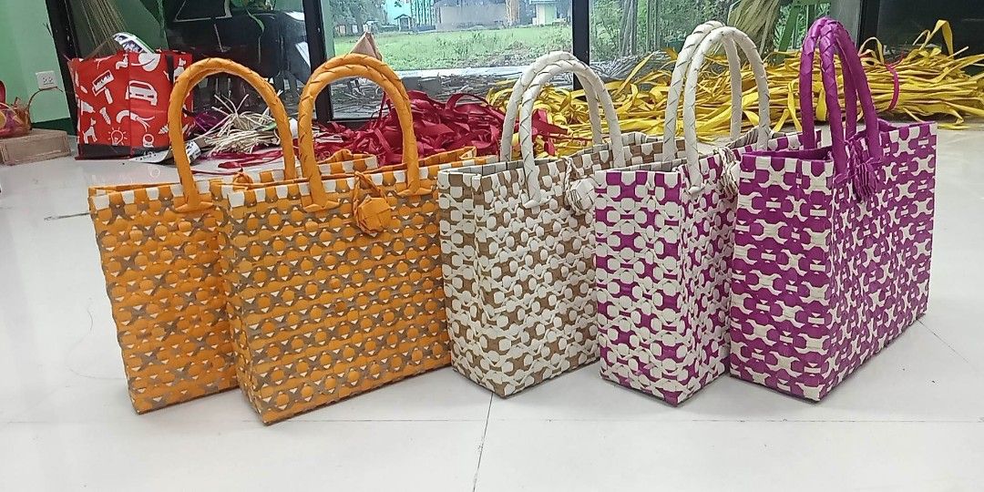 Synthetic bayong bags on Carousell