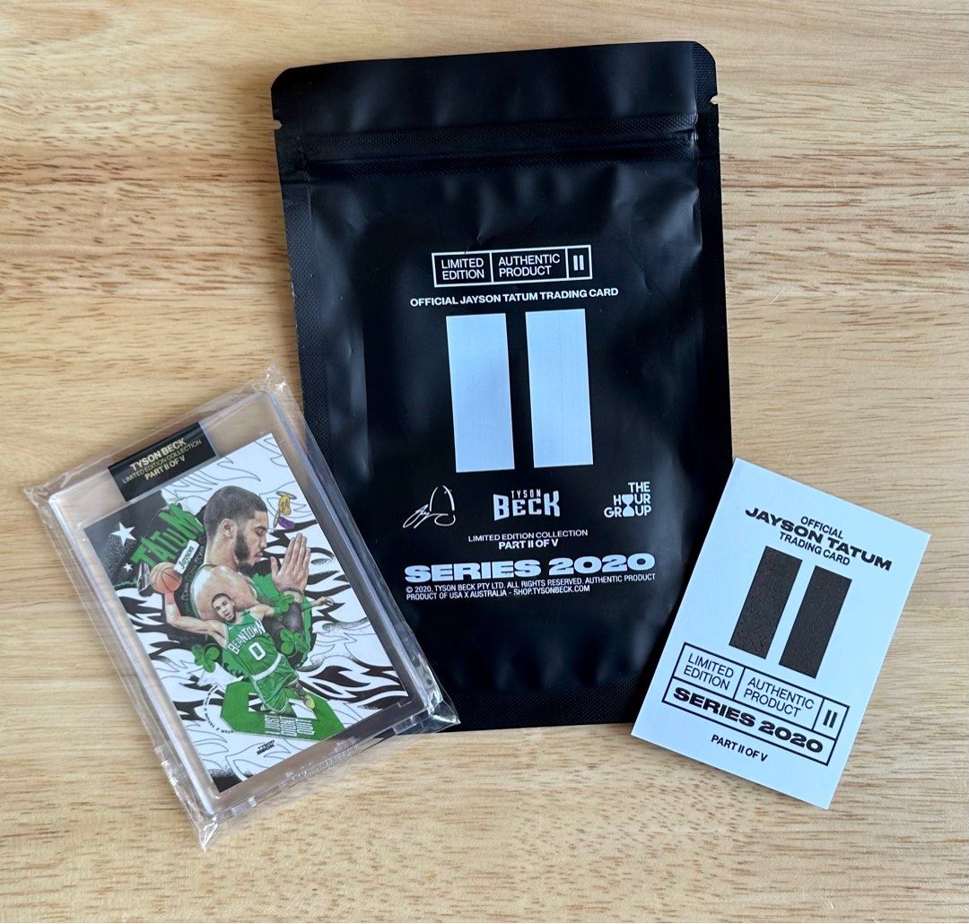 JAYSON TATUM x TYSON BECK Limited Edition Trading Card, Hobbies & Toys ...