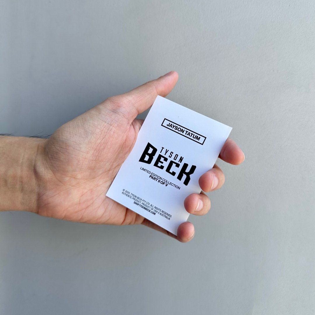 JAYSON TATUM x TYSON BECK Limited Edition Trading Card, Hobbies & Toys ...