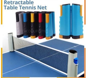 Table Tennis Net Rack Portable Retractable Replacement Ping Pong ...