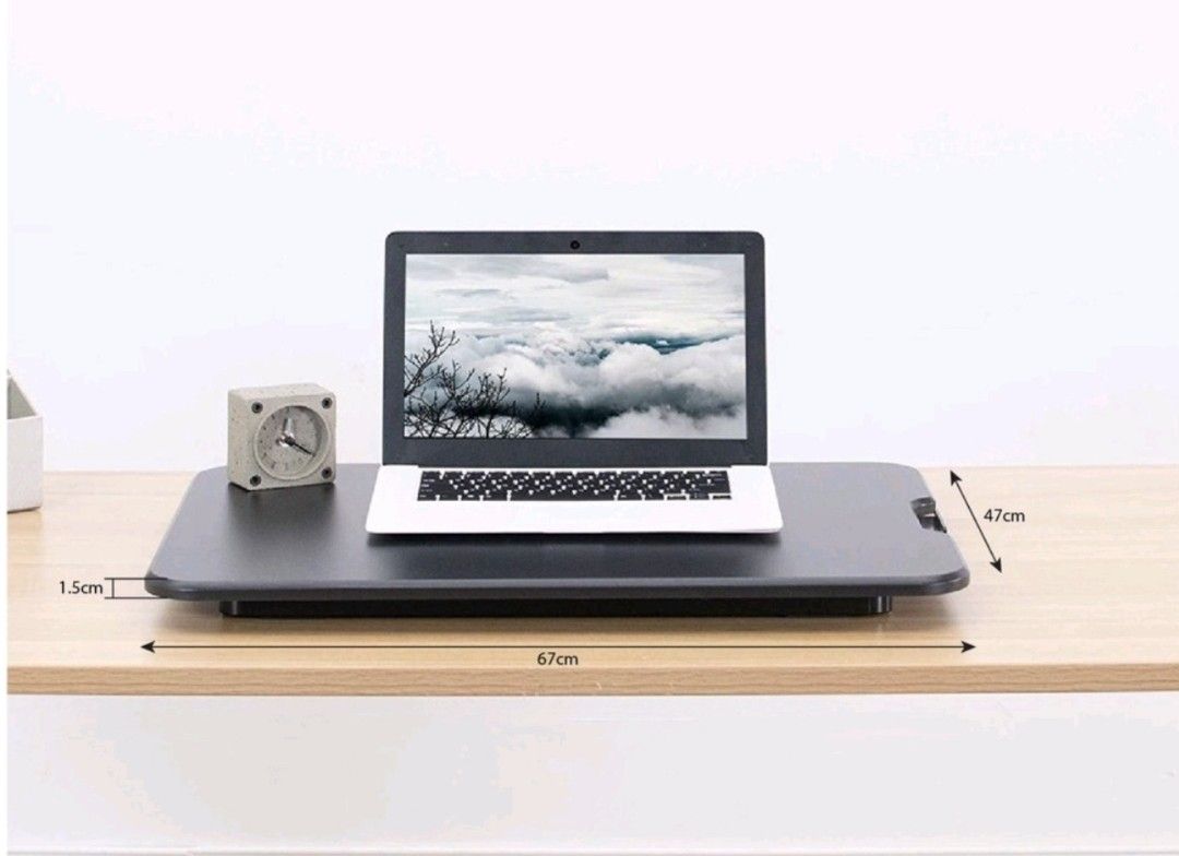 Table/Riser convert to standing table, Furniture & Home Living ...