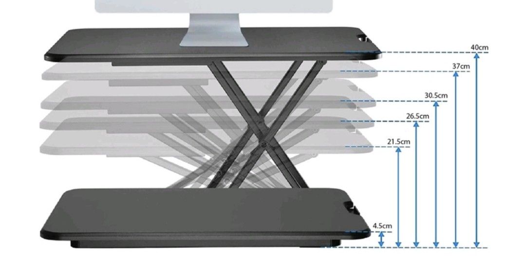 Table/Riser convert to standing table, Furniture & Home Living ...