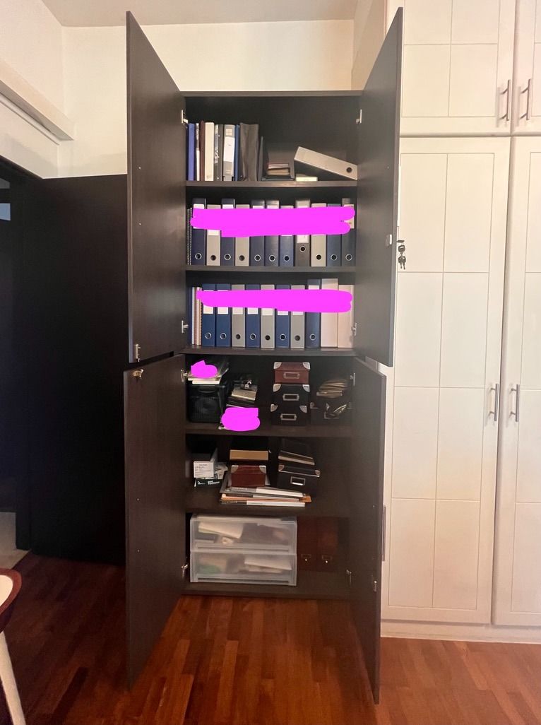 Tall Filing Cabinet/Storage, Furniture & Home Living, Furniture ...