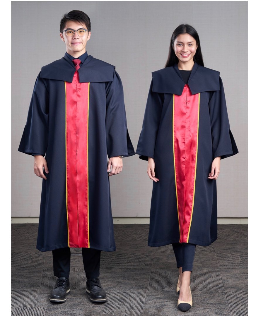 Temasek Poly Grad Gown, Women's Fashion, Coats, Jackets and Outerwear ...