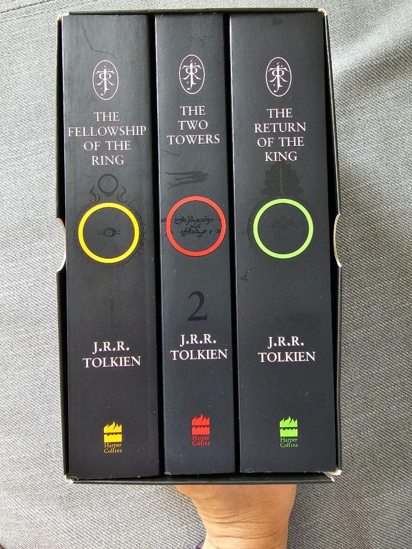 The Lord of the Rings Trilogy Set by J.R.R. Tolkien, Hobbies & Toys ...