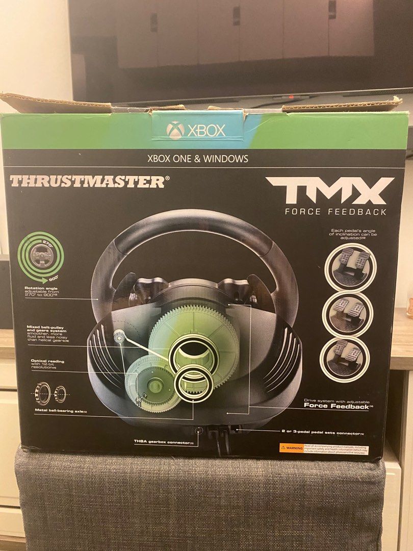 THRUSTMASTER TMX Force Feedback 軚盤, 電子遊戲, 遊戲機配件, 手掣 - Carousell