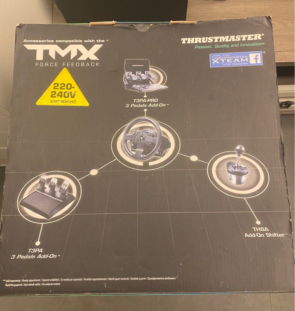 THRUSTMASTER TMX Force Feedback 軚盤, 電子遊戲, 遊戲機配件, 手掣 - Carousell
