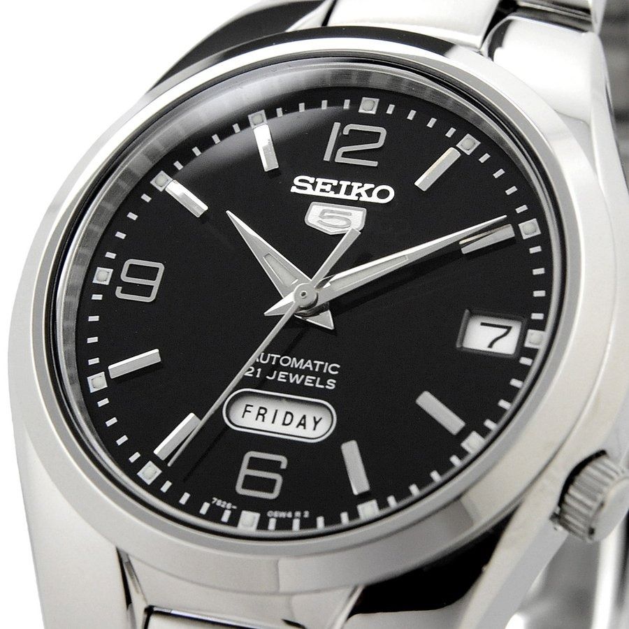 [Time Cruze] Seiko 5 SNK623 Automatic Stainless Steel Black Dial Men ...
