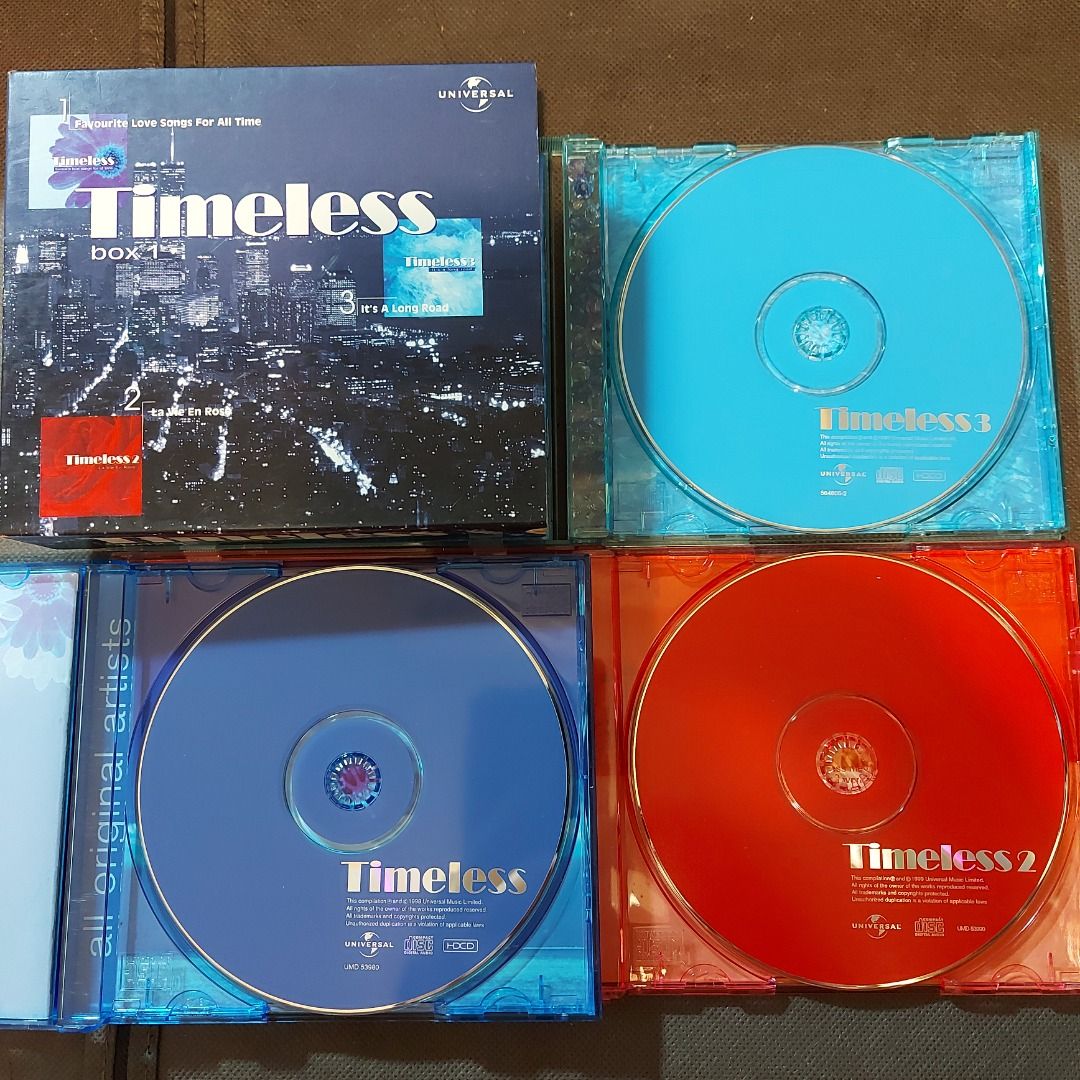 TimeLess 原唱精選 三 CD boxset (99年 舊版, 連紙套) Louis Armstrong - La Vie En ...