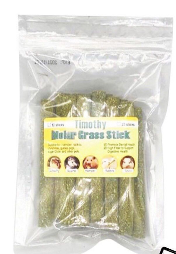 Timothy Molar Grass Stick, Pet Supplies, Pet Food on Carousell