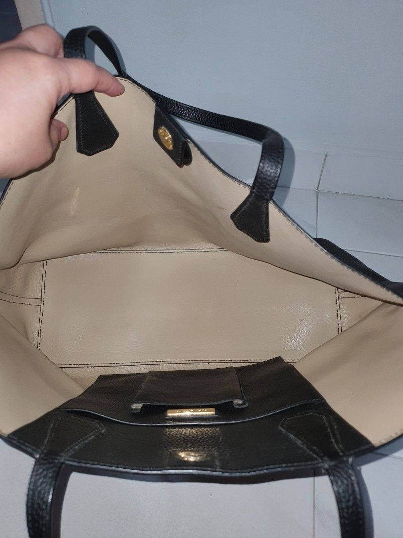 Tory Burch Perry Brody Leather Shoulder Tote Bag, Luxury, Bags ...