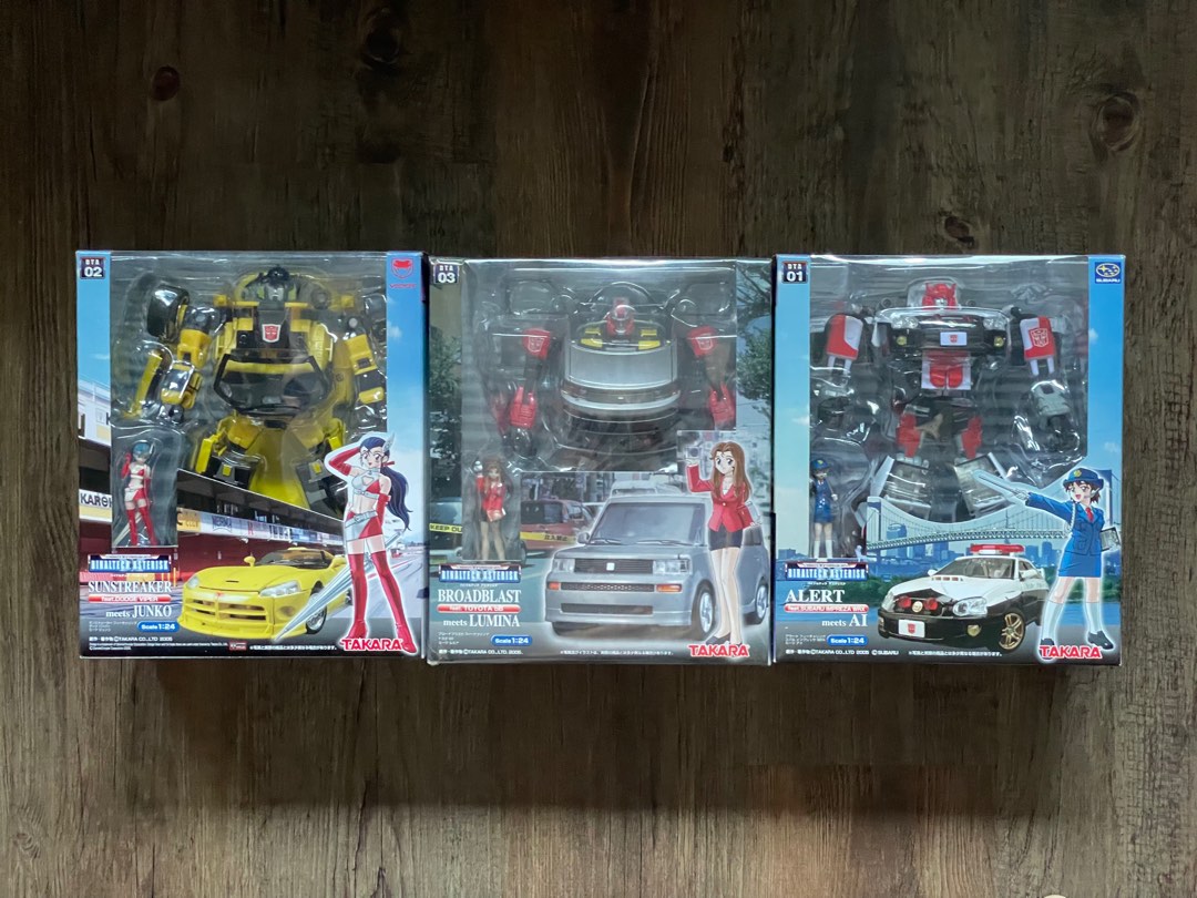 Transformers sunstreaker broadblast alert ai lumina junko binaltech ...