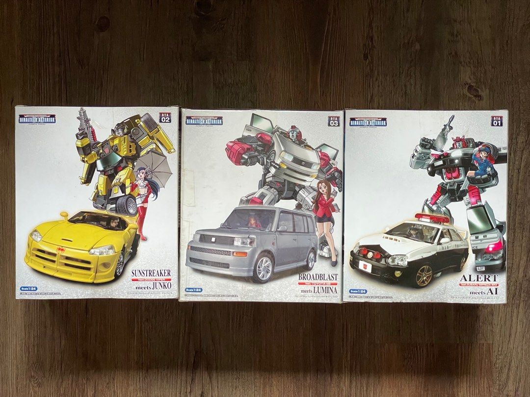 Transformers sunstreaker broadblast alert ai lumina junko binaltech ...