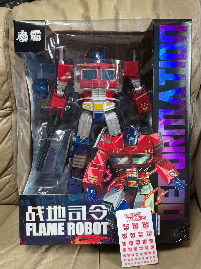 Transformers Taiba Tai Ba Deformation - HMK-09 HMK09 Flame Robot (aka ...