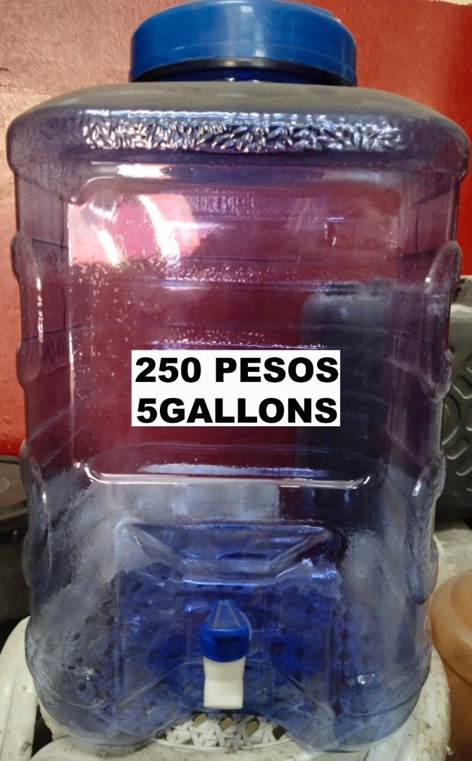 TRANSPARENT 5 Gallon Mineral Water Containers on Carousell