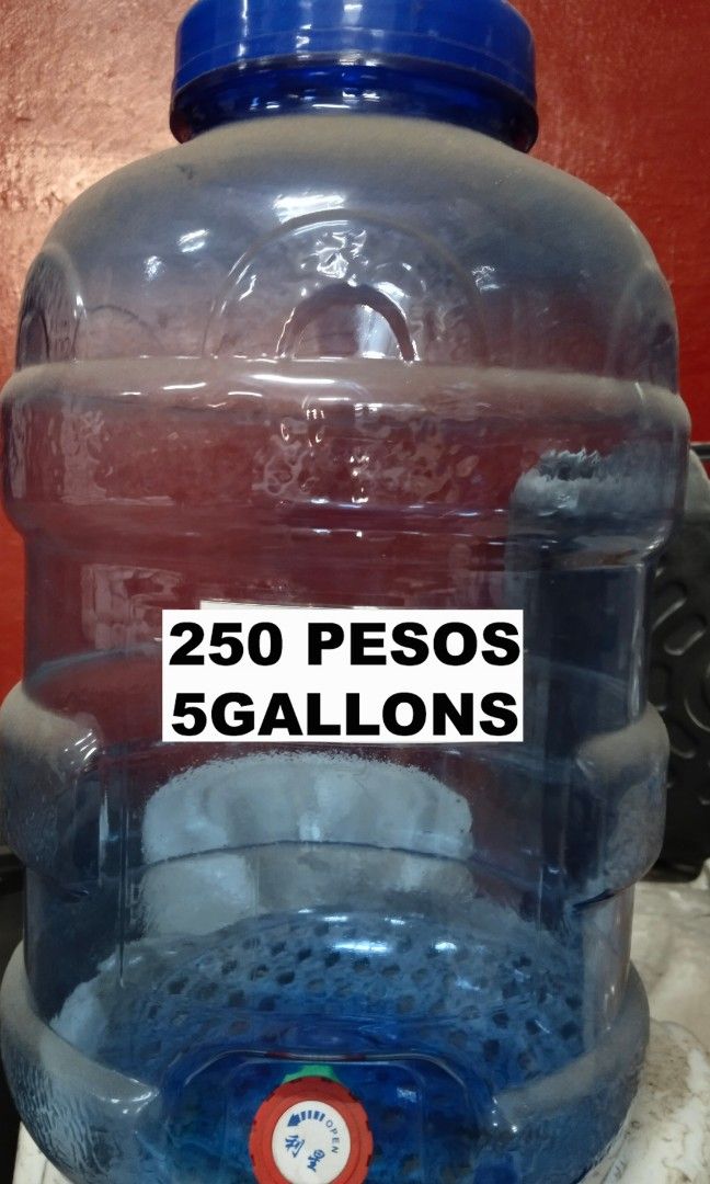 TRANSPARENT 5 Gallon Mineral Water Containers on Carousell