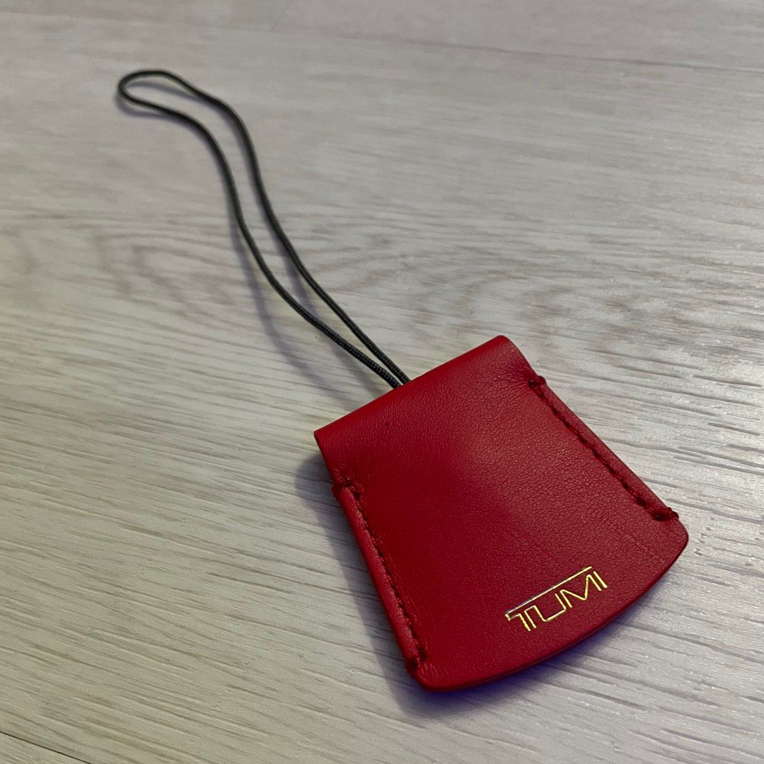 TUMI (Voyageur) Initial Monogram Patch Sunset Red 01, Women's Fashion ...