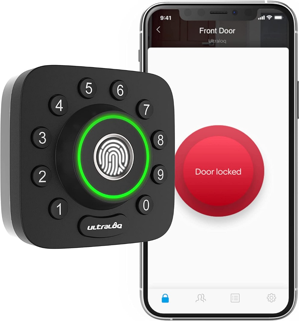 ULTRALOQ U-Bolt Pro Smart Lock, Keyless Entry Door Lock via Bluetooth ...