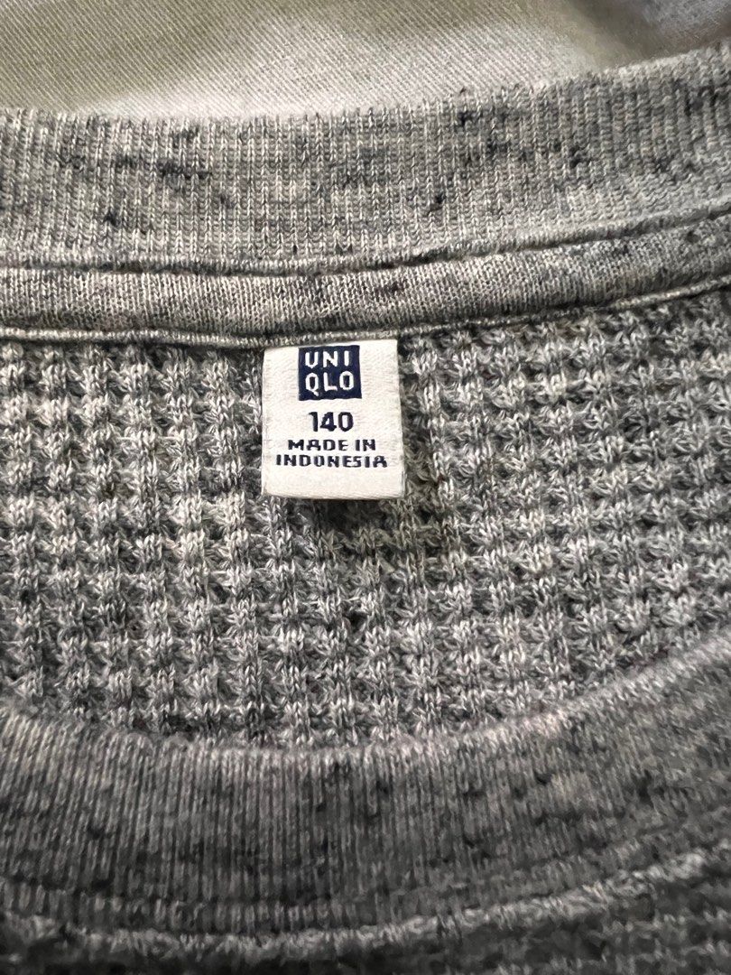 Uniqlo ribbed 3/4 sleeves, Babies & Kids, Babies & Kids Fashion on ...
