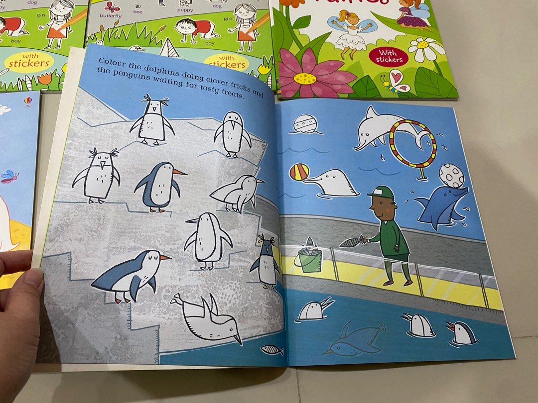 Usborne First Colouring Book with Stickers ($1 each) - Children ...