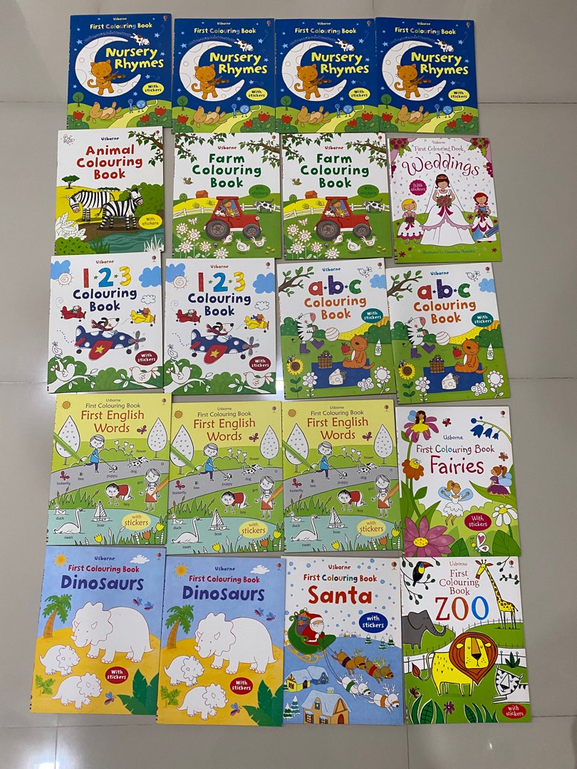 Usborne First Colouring Book with Stickers ($1 each) - Children ...