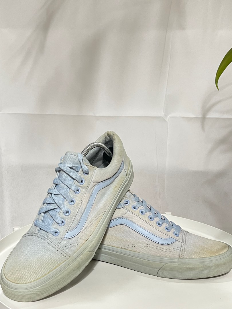 Vans Old Skool Mono "Sky Blue", Men's Fashion, Footwear, Sneakers on ...