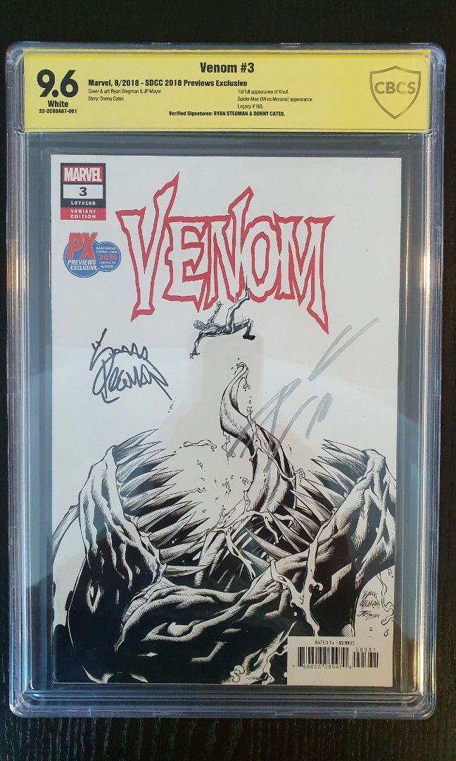 Venom #3 CBCS 9.6 SS San Diego Comic Convention 2018 Exclusive (2018 ...