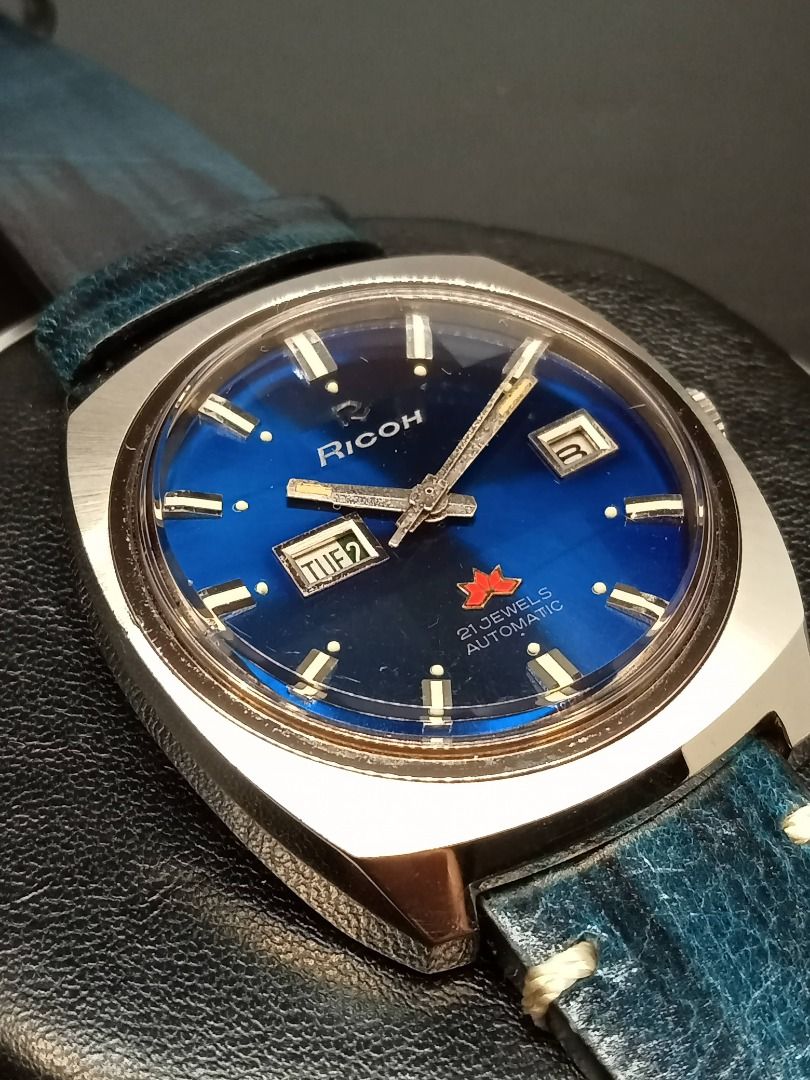 Very Rare! Vintage circa 1970 Ricoh JDM Cal 61 21J Automatic Twin ...