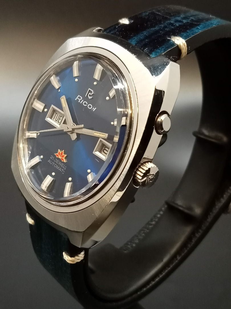 Very Rare! Vintage circa 1970 Ricoh JDM Cal 61 21J Automatic Twin ...