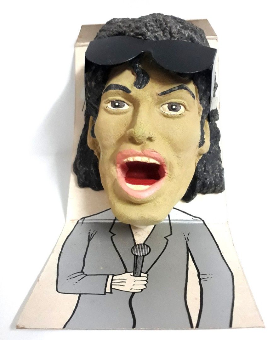 Vintage 80's Bendy Rockheads Michael Jackson Finger Puppet, Hobbies ...
