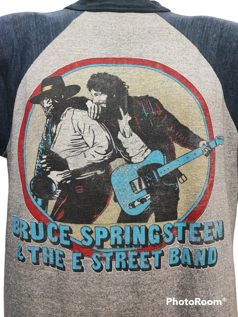 Vintage Shirts Band Bruce Springsteen 3q, Men's Fashion, Tops & Sets ...