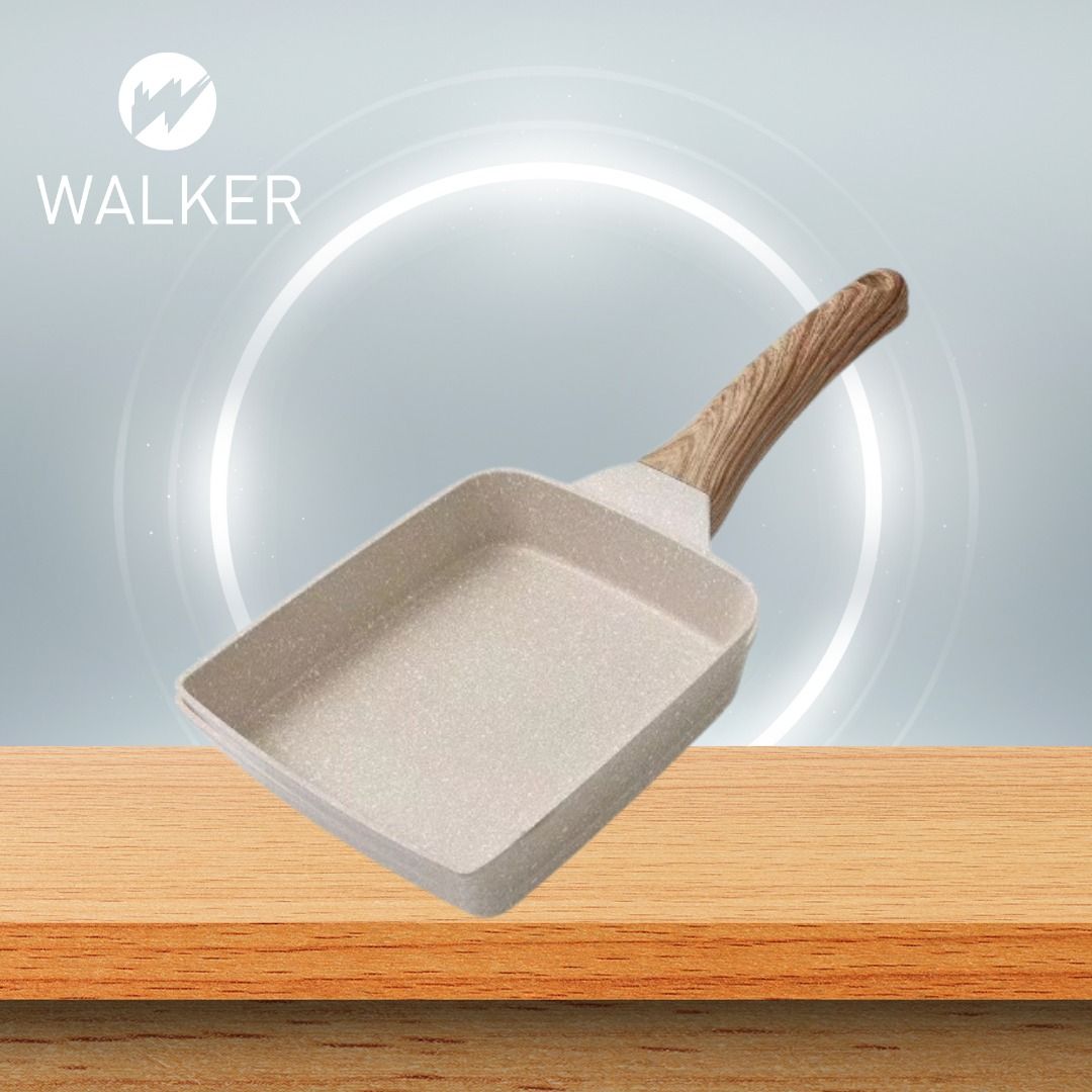Walker Tamagoyaki Pan Japanese Style Omelet Pan Square Pan Breakfast ...